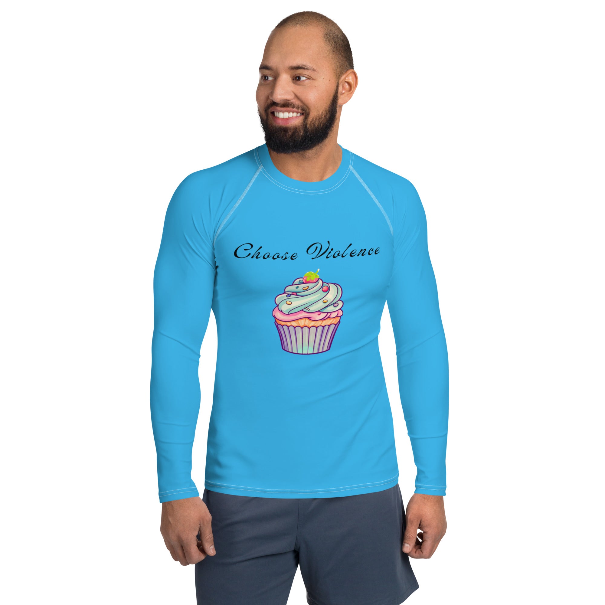 Men's Cupcake Rash Guard – Combat Bunny Fightwear